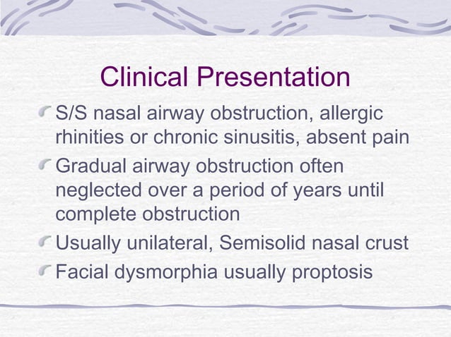 Allergic Fungal Rhinosinusitis | PPT | Ear, Nose and Throat Conditions ...