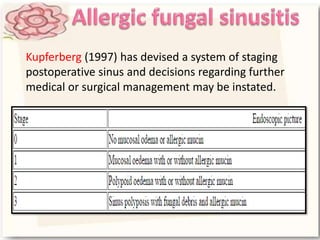 Fungal sinusitis | PPTX