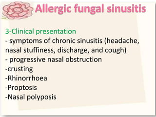 Fungal sinusitis | PPTX