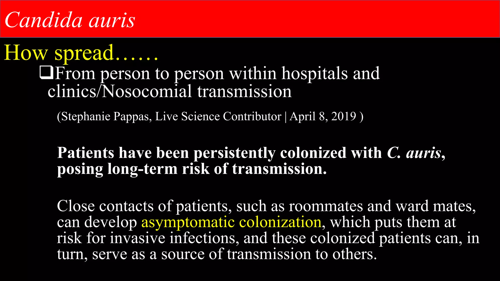 Fungal superbugs | PPTX