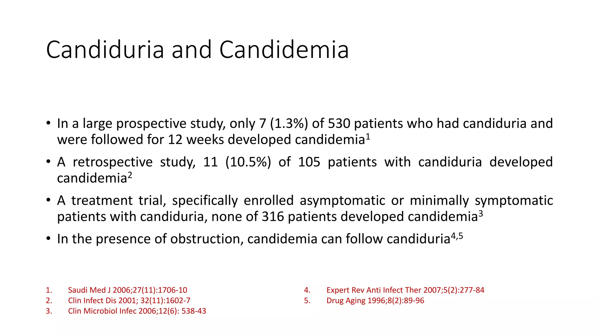 Fungal Infections of the Urinary Tract | PPTX