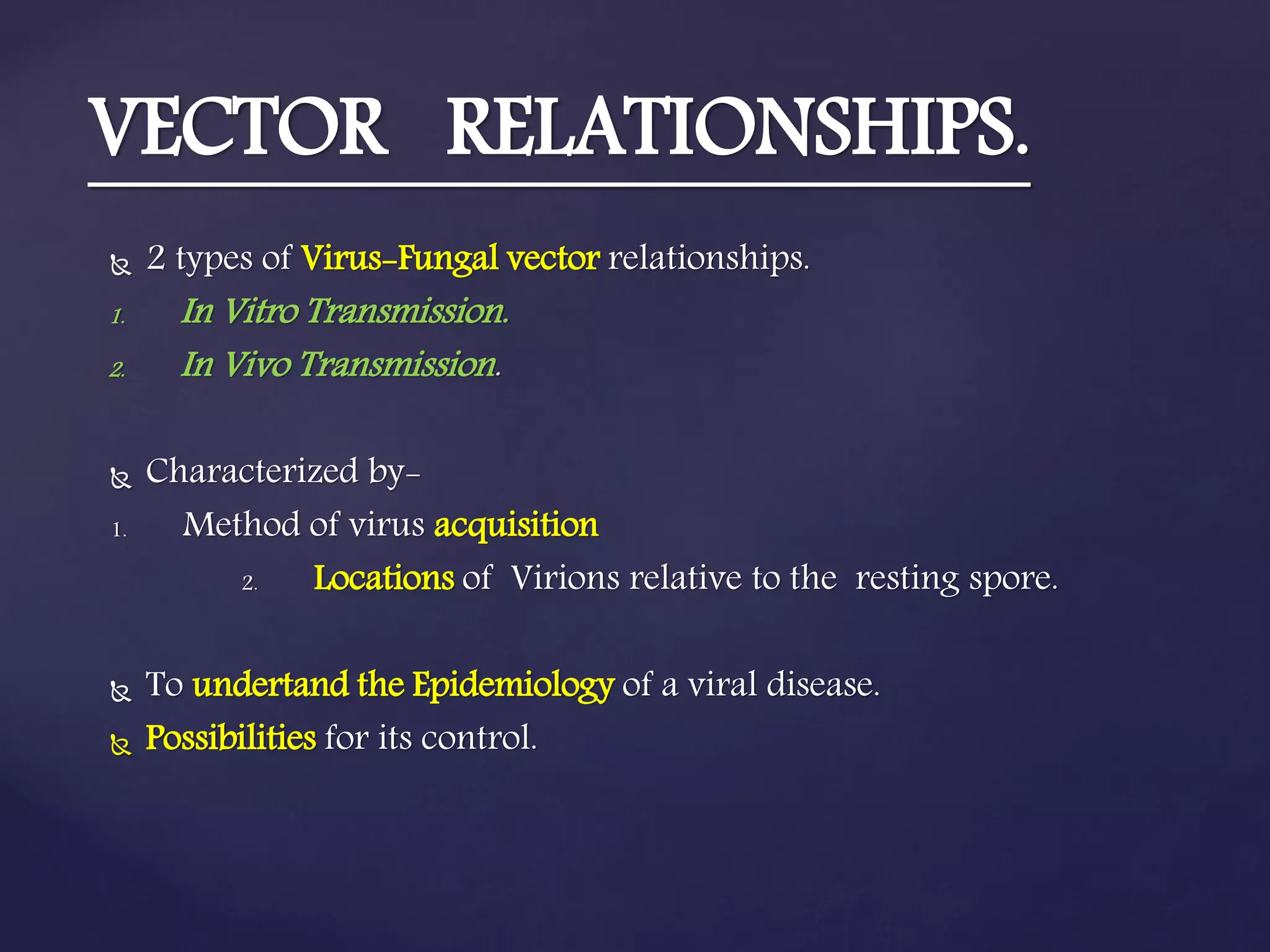 Fungal vectors | PDF