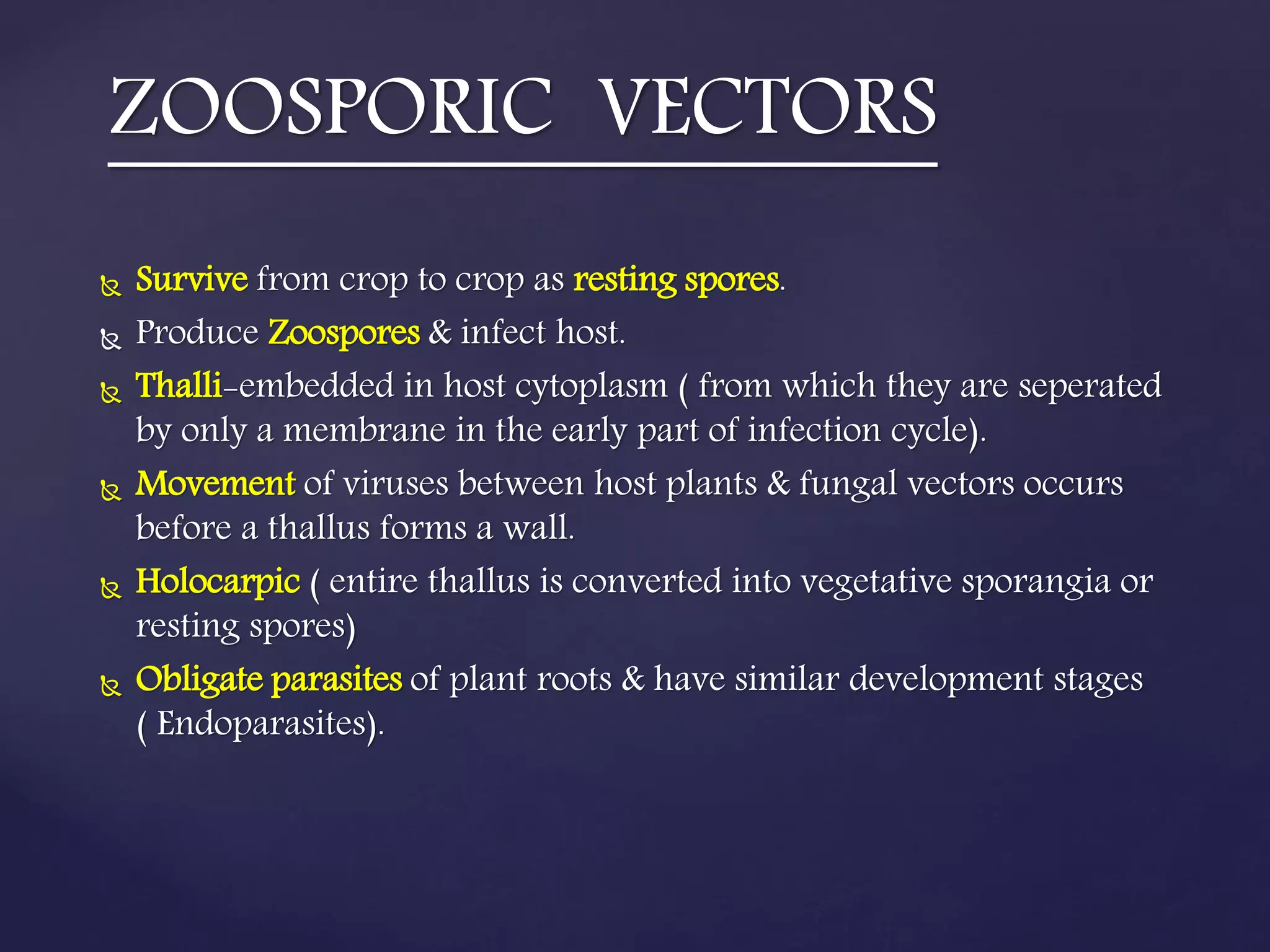 Fungal vectors | PDF