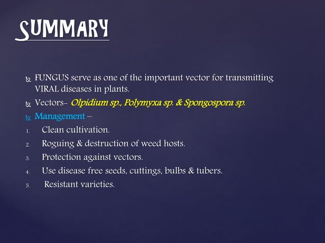Fungal vectors | PDF