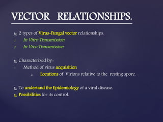Fungal vectors | PDF