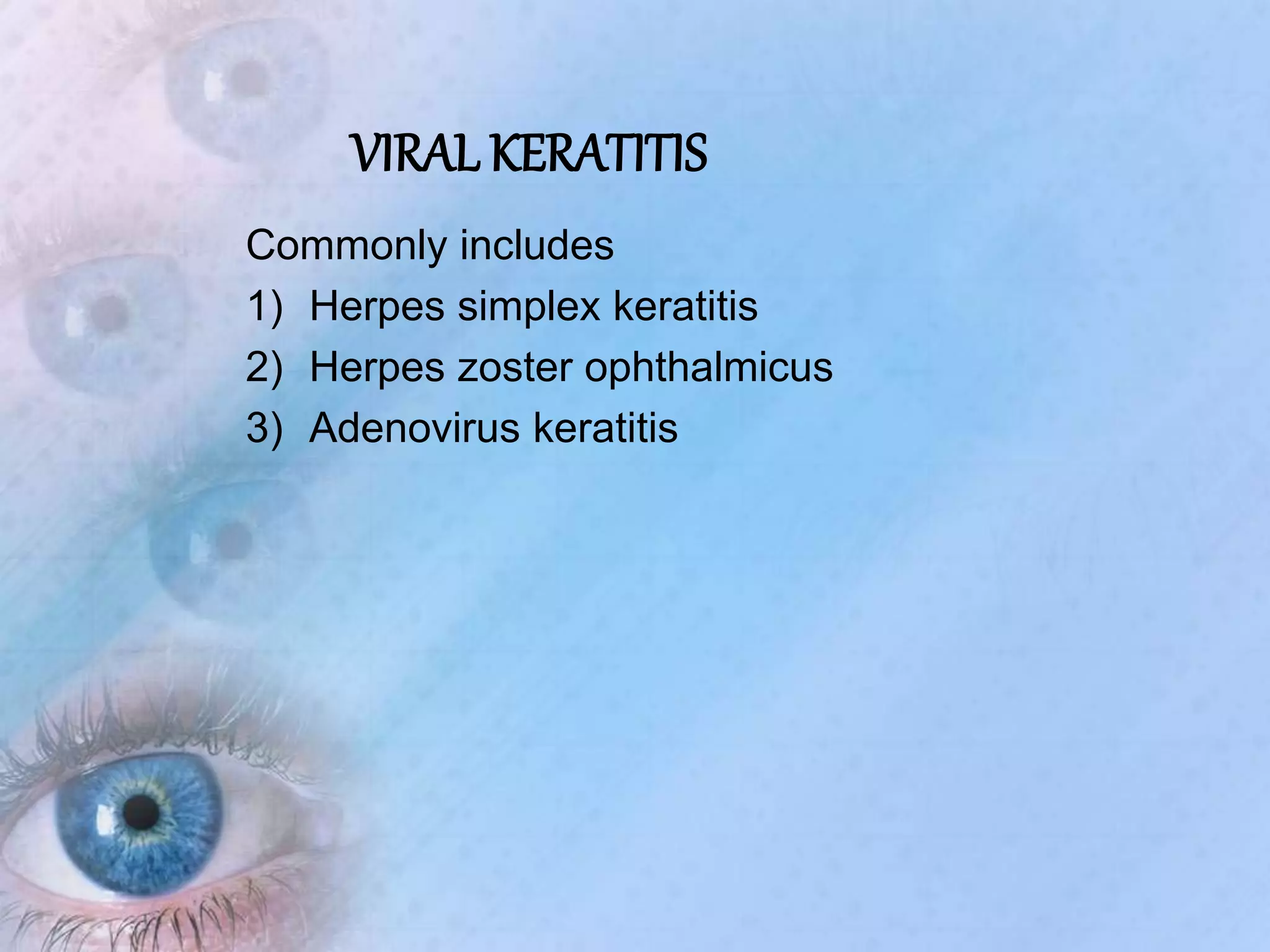 Fungal & viral keratitis | PPTX