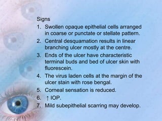 Fungal & viral keratitis | PPTX