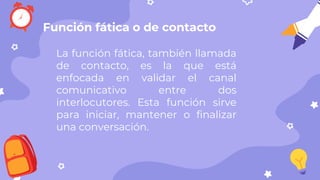 Las funciones del lenguaje | PPTX
