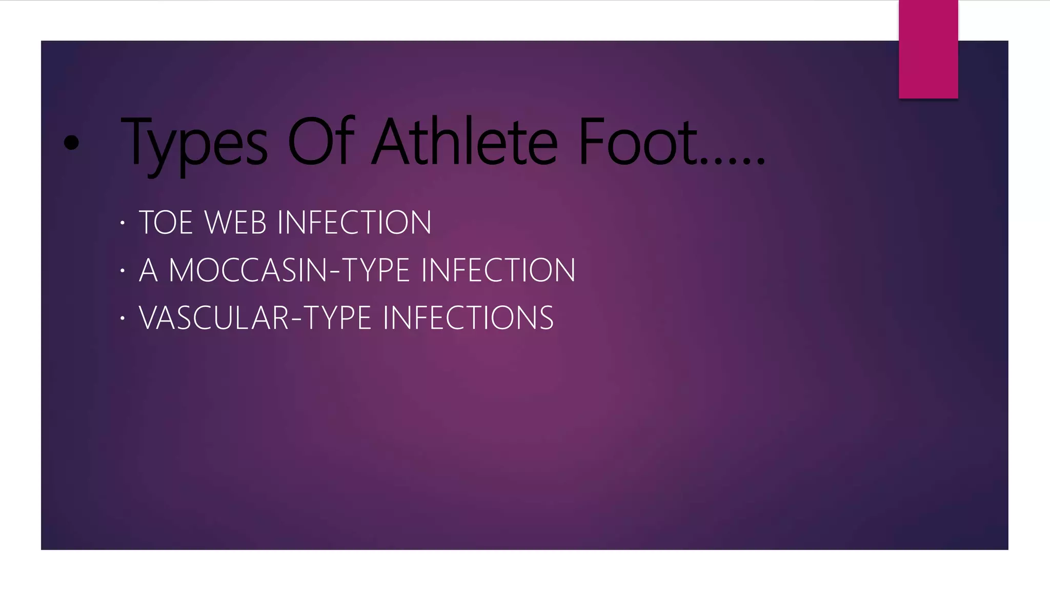 ATHLETE'S FOOT [TENEA PEDIS] FUNGI | PPTX
