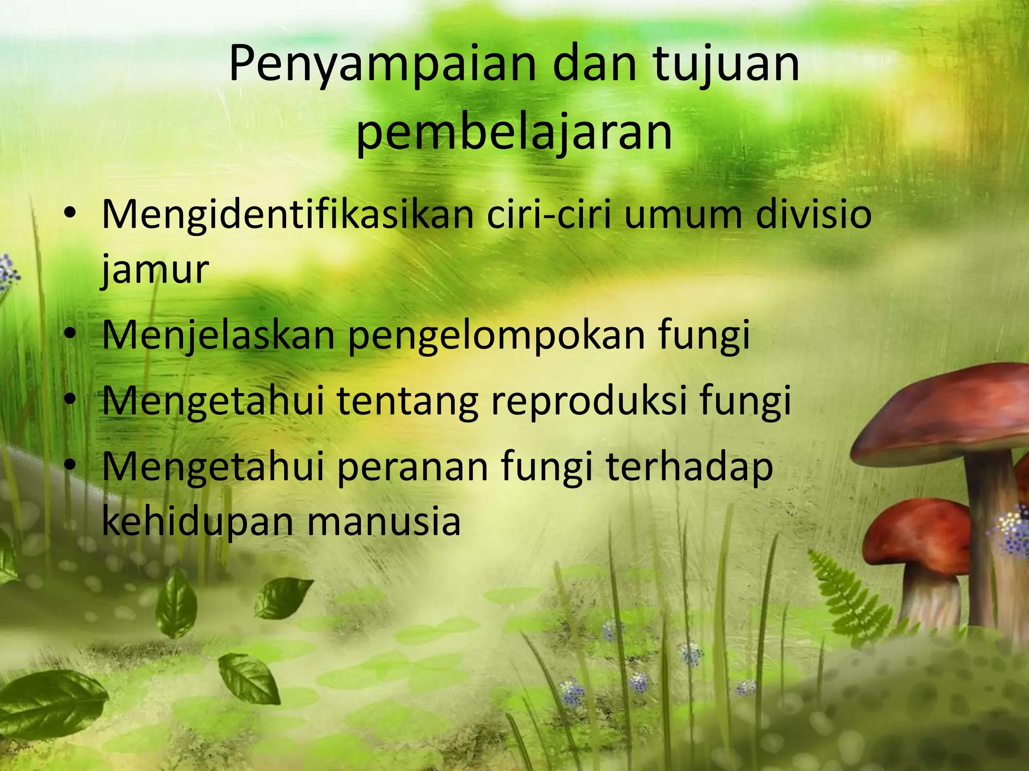 Biologi Dasar Semester 1 Pendidikan Biologi - FUNGI | PPT