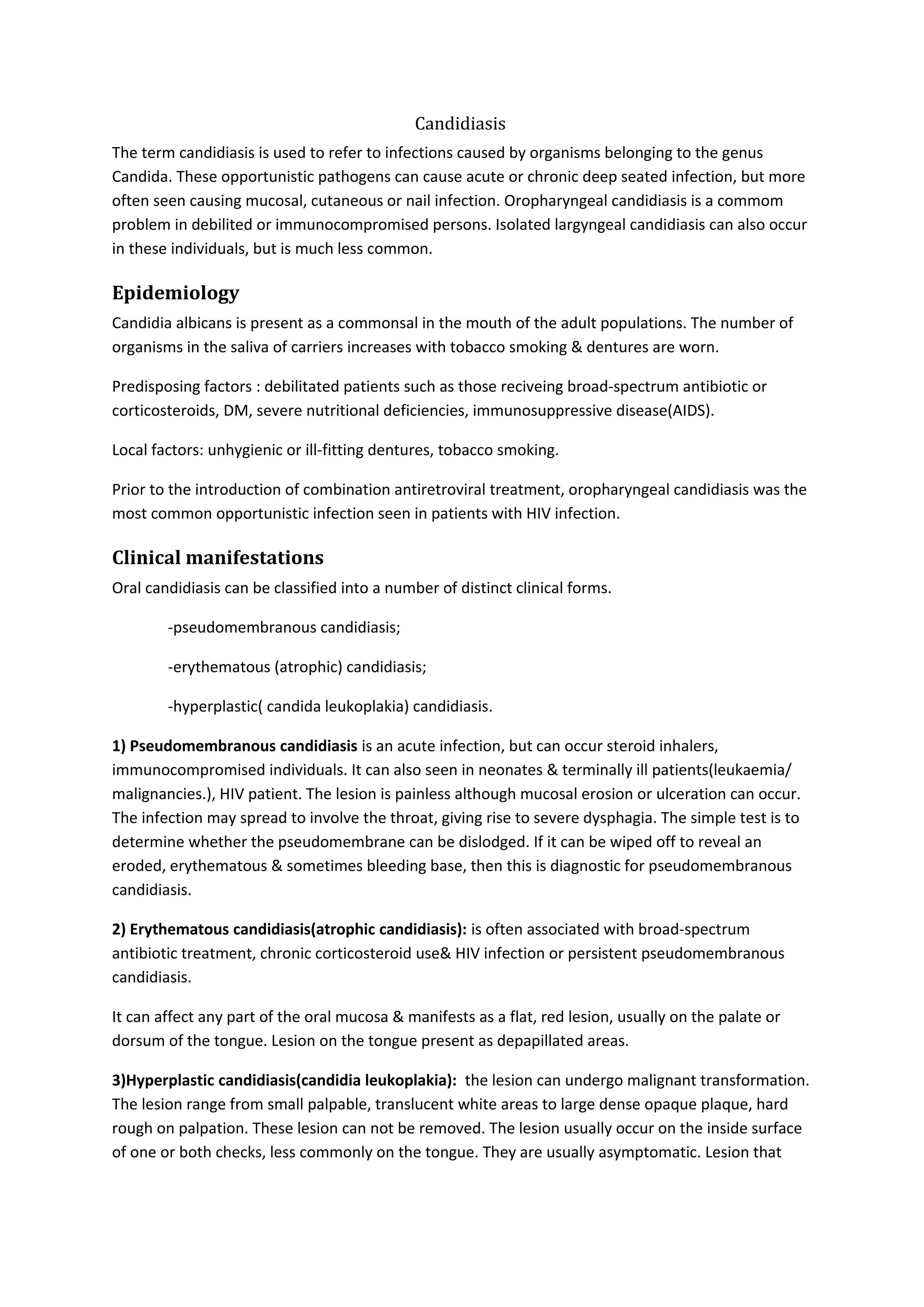 Fungi( all fungal sinusitis & candidiasis) | DOC