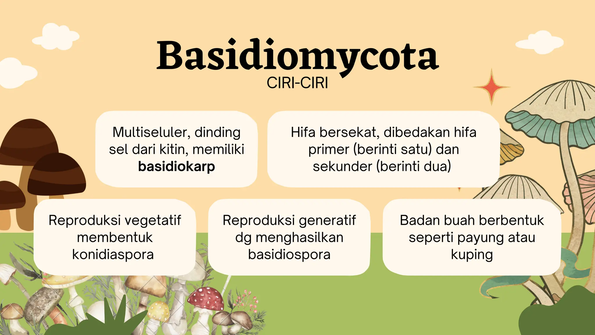 power point Fungi/ jamur (BIOLOGI kelas X) | PDF