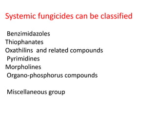 Fungicide.pptx classification of fungicide | PPTX