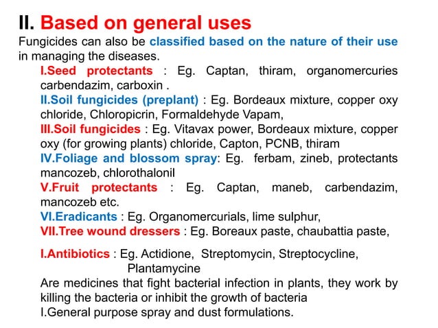 Fungicide.pptx classification of fungicide | PPTX | Gardening | Home ...