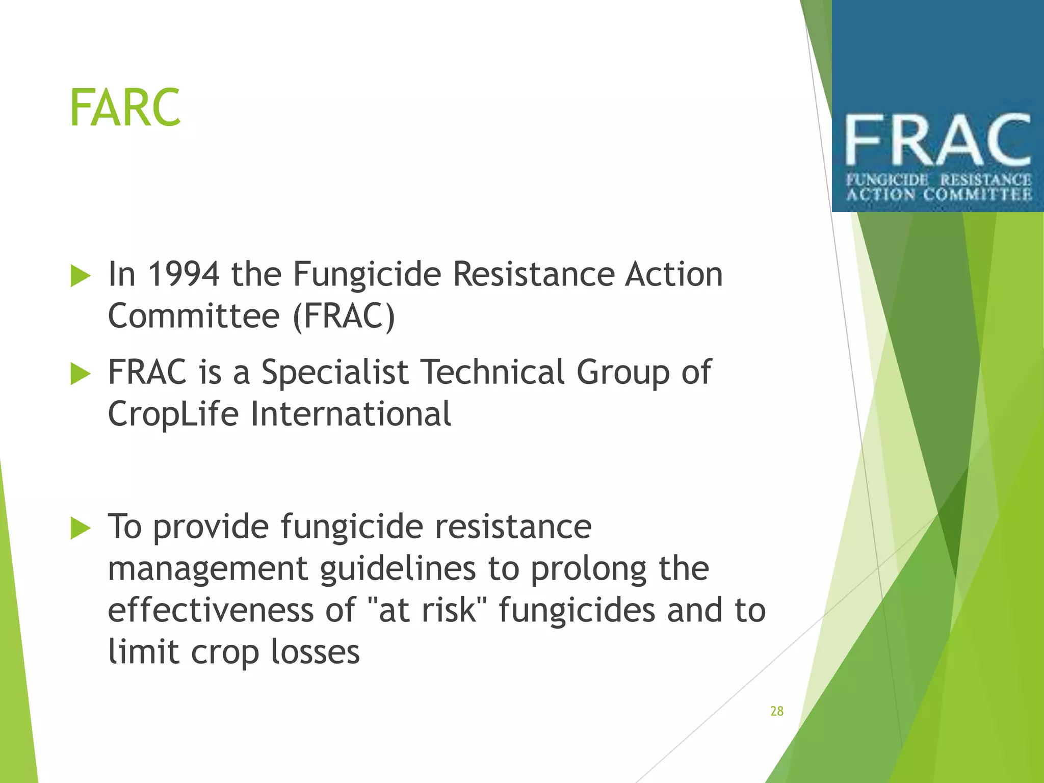 Fungicide resistance | PPTX
