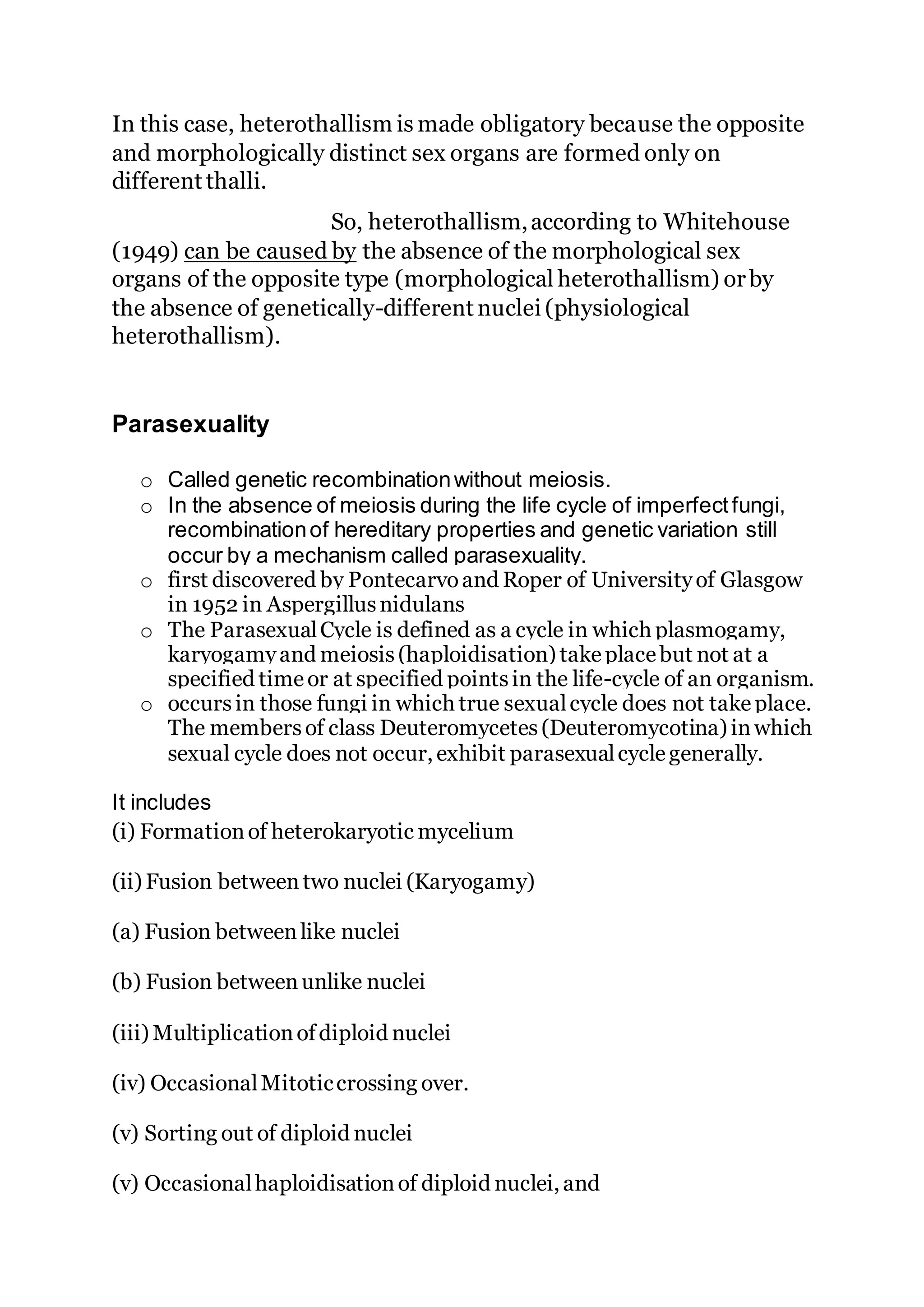 Fungi (Mycology) Important terms. | DOCX