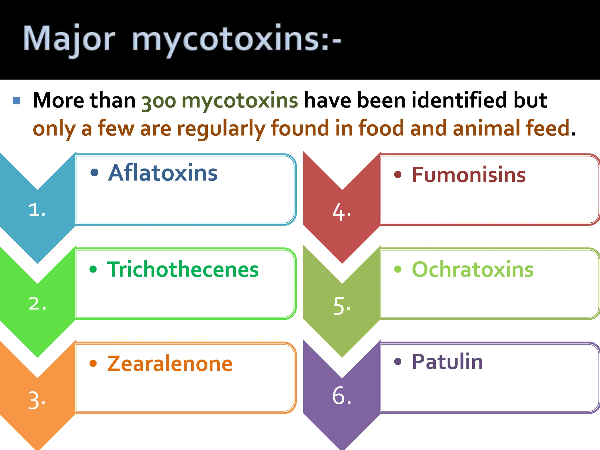 fungi mycotoxins, their classification and mode of action.pptx
