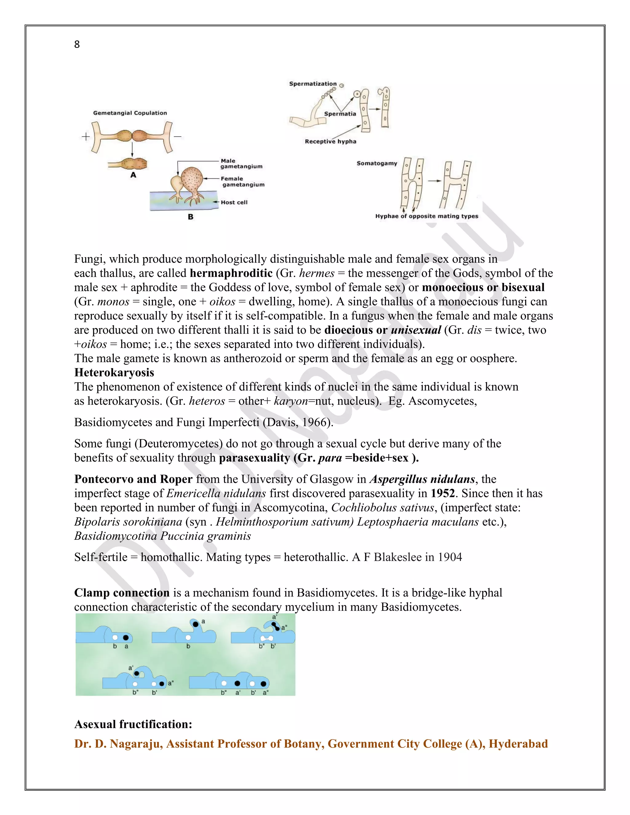 Fungi structure Reproduction Classification, Life cycles Bot coaching ...