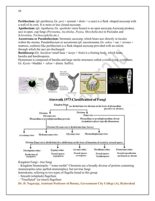 Fungi structure Reproduction Classification, Life cycles Bot coaching ...