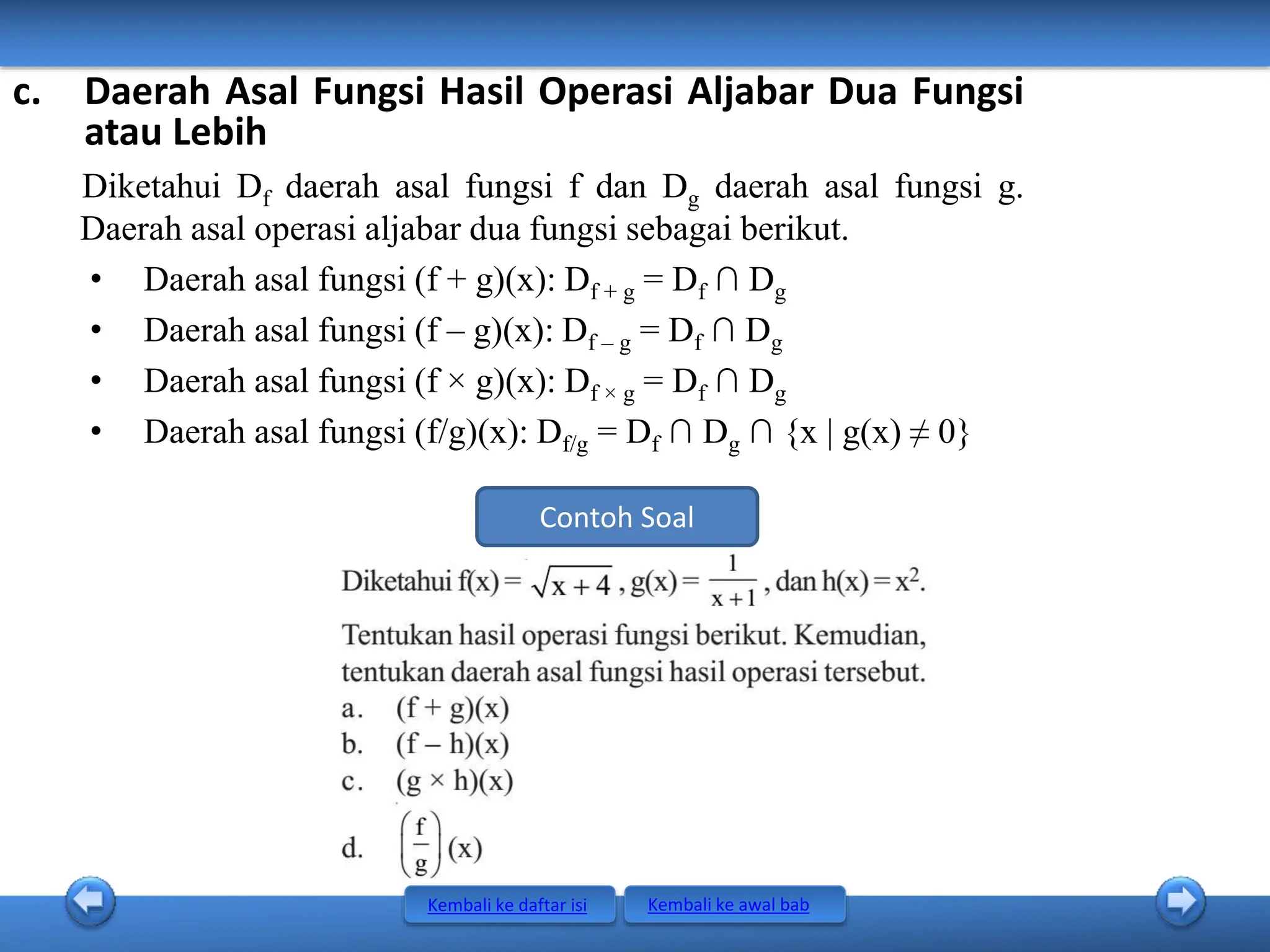 FUNGSI KOMPOSISI DAN FUNGSI INVERS MATEMATIKA SMA KELAS 11 | PPTX