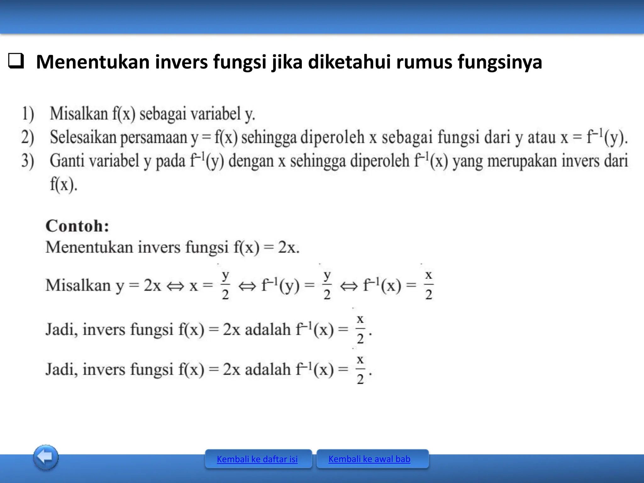FUNGSI KOMPOSISI DAN FUNGSI INVERS MATEMATIKA SMA KELAS 11 | PPTX