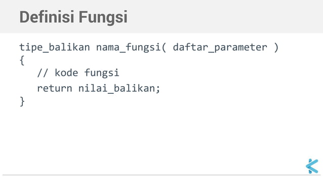 Pemrograman C++ - Fungsi dan Prosedur | PDF