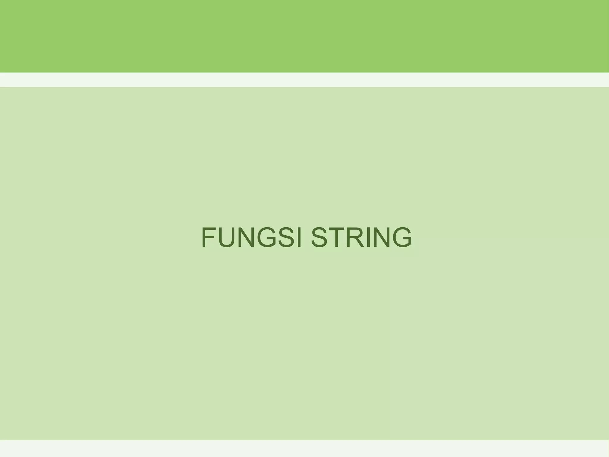 Fungsi Fungsi Di MySQL | PPT