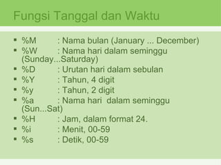 Fungsi Fungsi Di MySQL | PPT