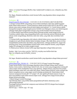 Fungsi larutan-buffer | PDF
