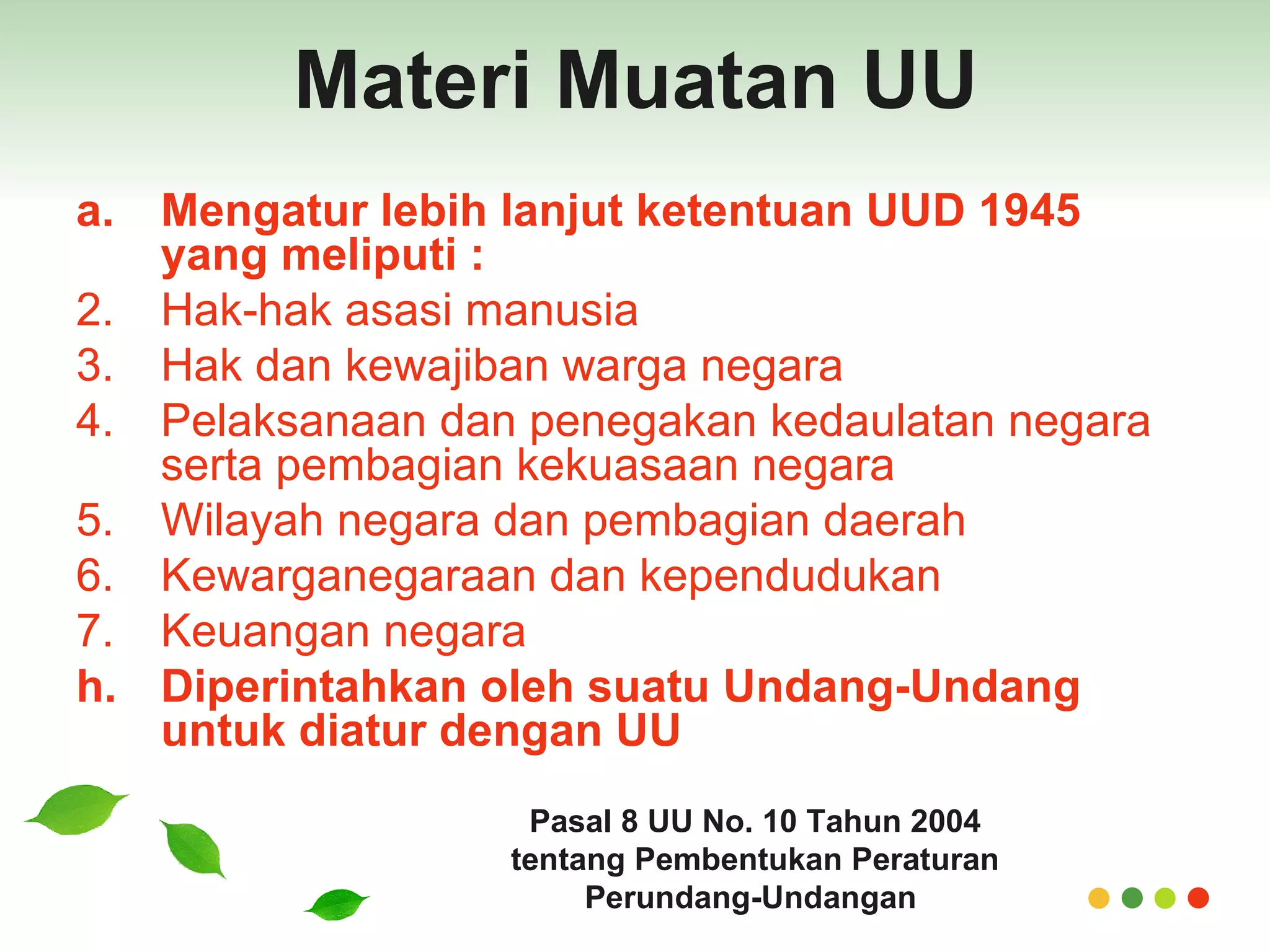 Fungsi Lembaga Perwakilan | PPT