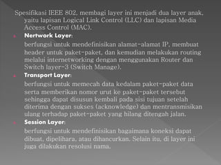 Fungsi 7 layer osi | PPTX