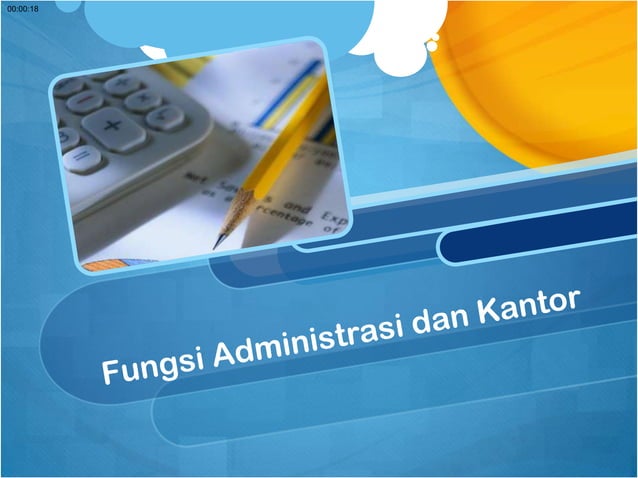 Fungsi administrasi | PPTX