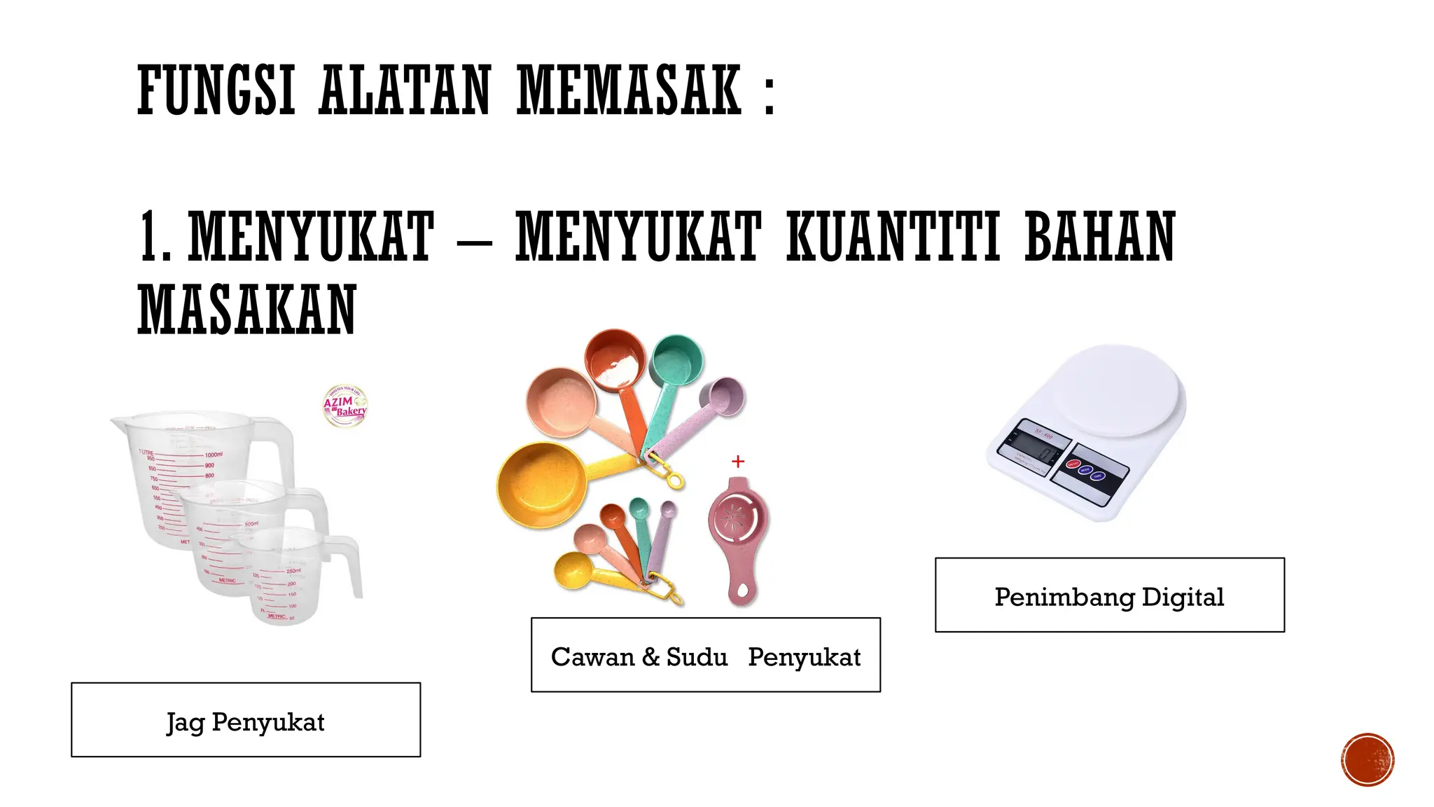 FUNGSI ALATAN MEMASAK BAGI KELAS KEFUNGSIAN RENDAH | PPTX