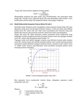 Fungsi alih sistem kontrol | PDF