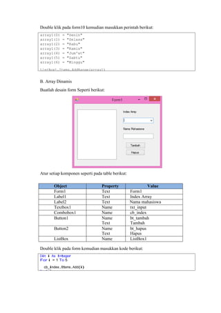 Fungsi Array pada VB.docx
