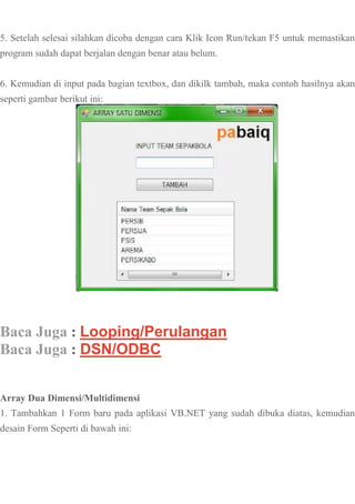 Fungsi Array pada VB.docx