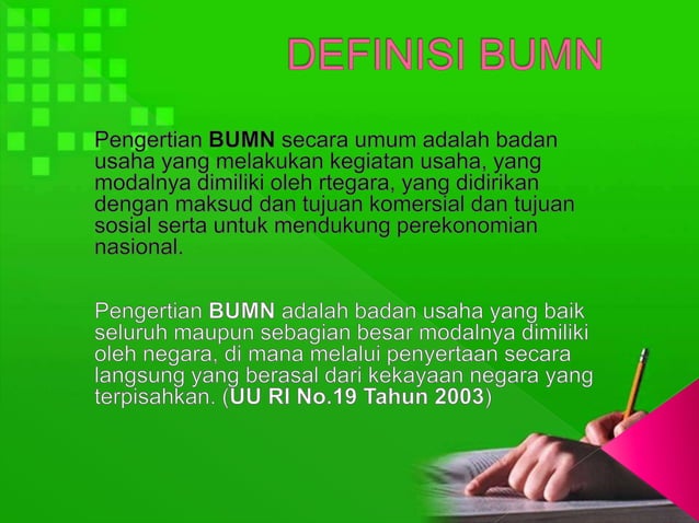 Definis, Peran, Fungsi BUMN, BUMS, Koperasi | PPTX