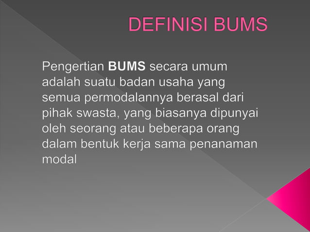 Definis, Peran, Fungsi BUMN, BUMS, Koperasi | PPTX
