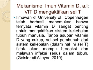 Fungsi beberapa zat gizi mikro dalam sistem imun | PPTX