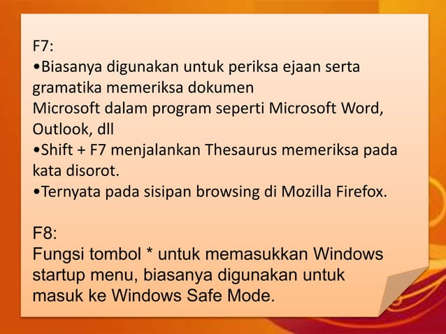 Fungsi ctrl pada keyboard | PPTX