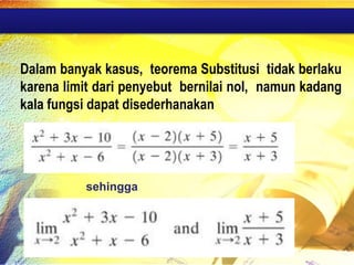 Fungsi dan limit | PPTX