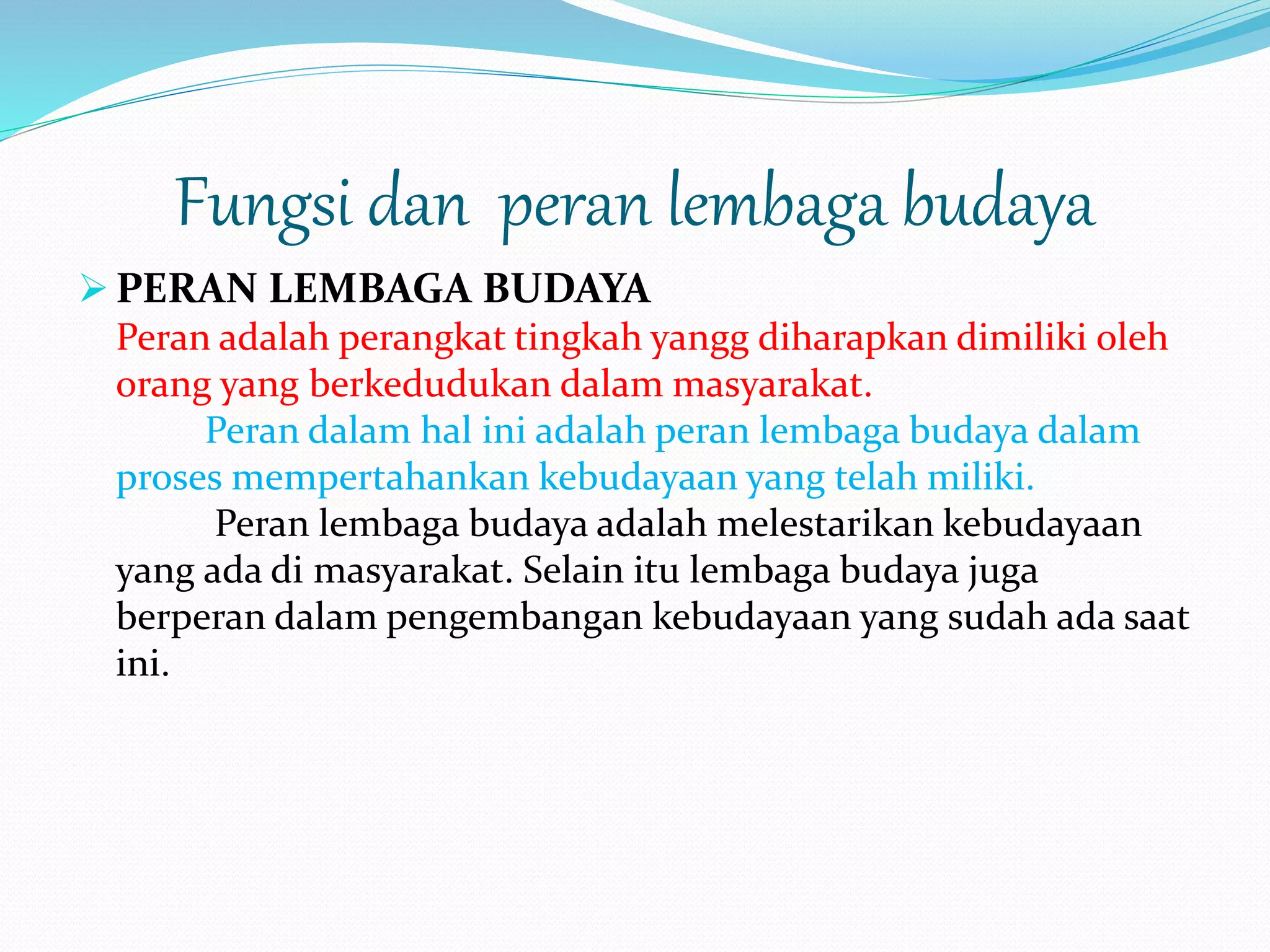 Fungsi dan peran lembaga sosial dalam mengelola keragaman | PPT