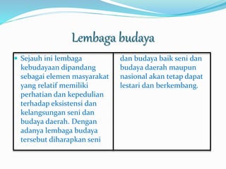 Fungsi dan peran lembaga sosial dalam mengelola keragaman | PPT