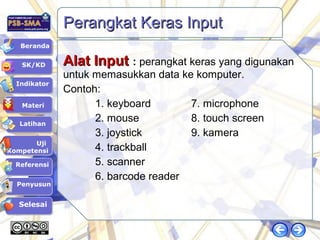 Fungsi dan proses peralatan komputer | PPT