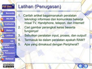 Fungsi dan proses peralatan komputer | PPT