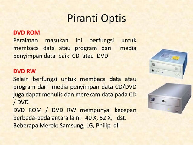 Fungsi dasar komponen komputer | PPTX