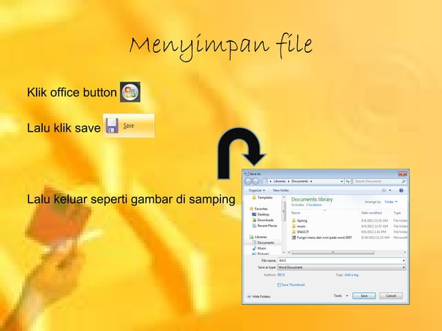 Fungsi dasar microsoft word 2007 | PPT