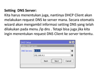 Fungsi DHCP Server | PPTX