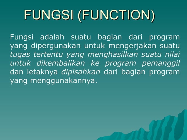 FUNGSI-DALAM-PROGRAMMING | PPT