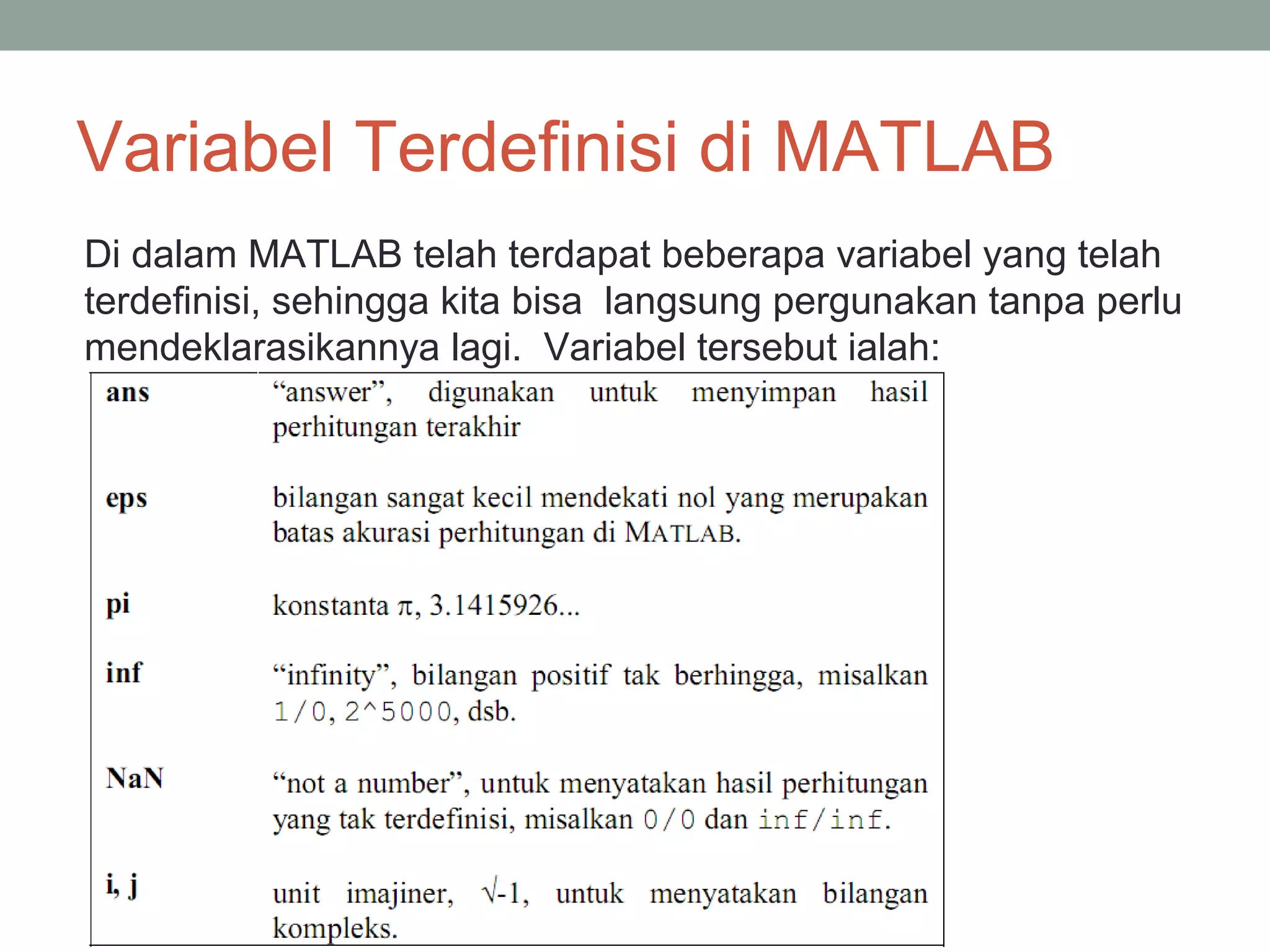 Fungsi grafik di matlab | PPT